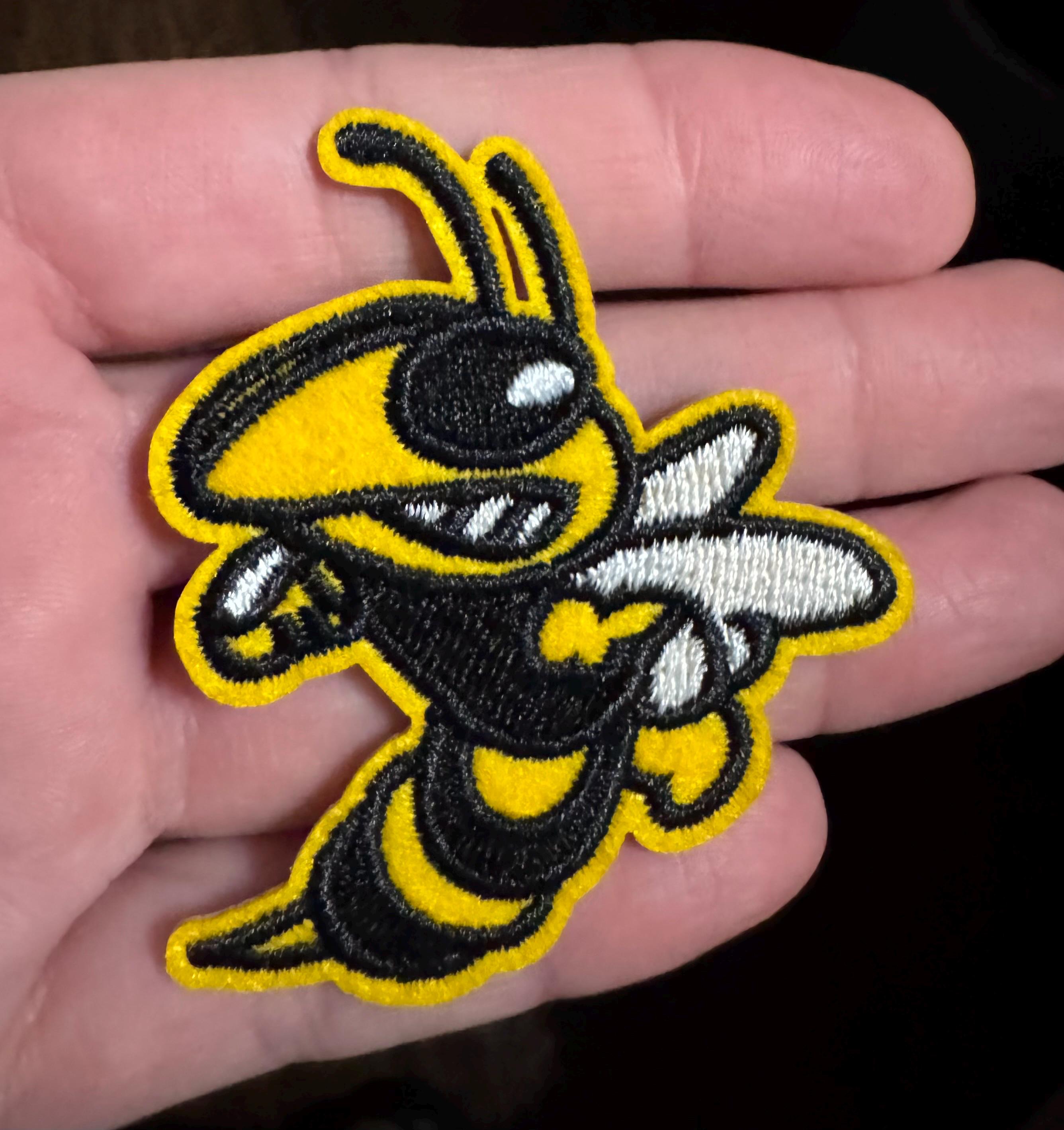 Hornet Mascot Iron on Patch - Etsy