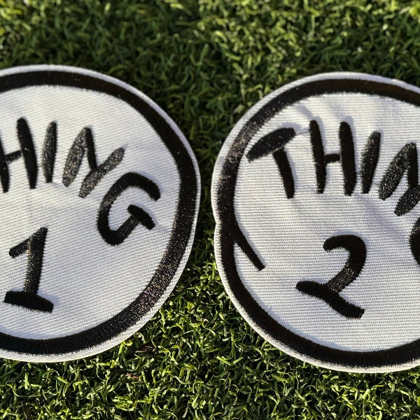 Thing 1 Thing 2 Iron On - Etsy