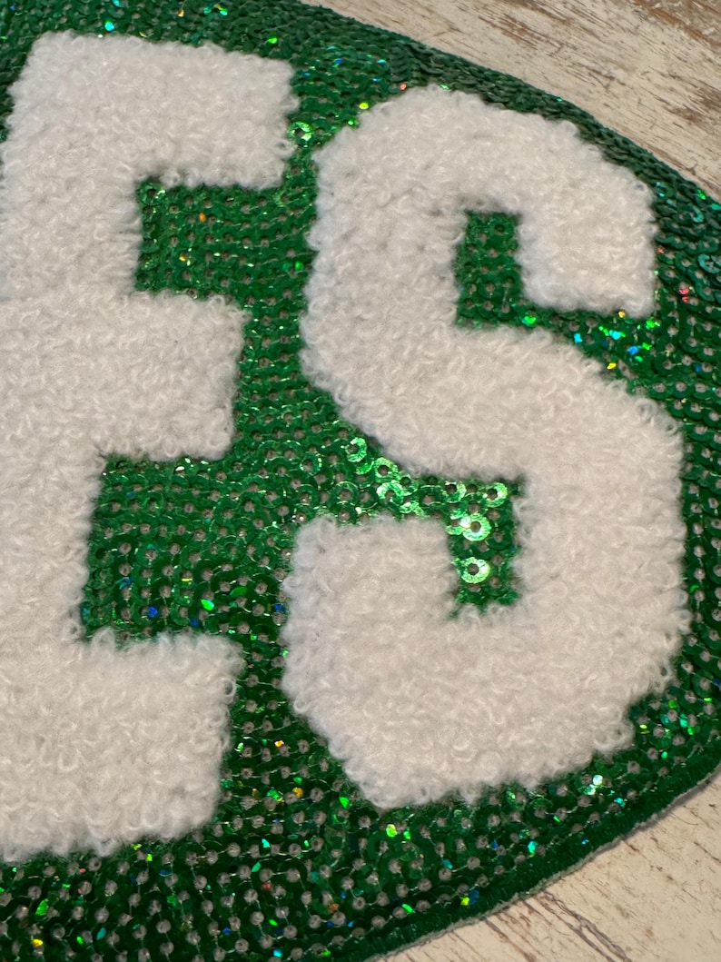 Large Sequin Eagles Iron on Patch - Etsy