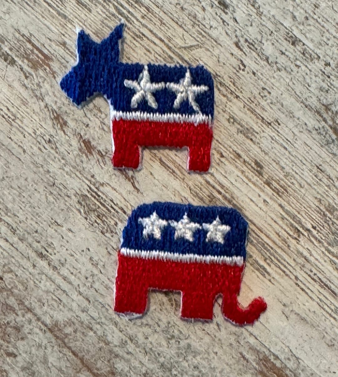 Republican & Democrat Iron on Patches - Etsy