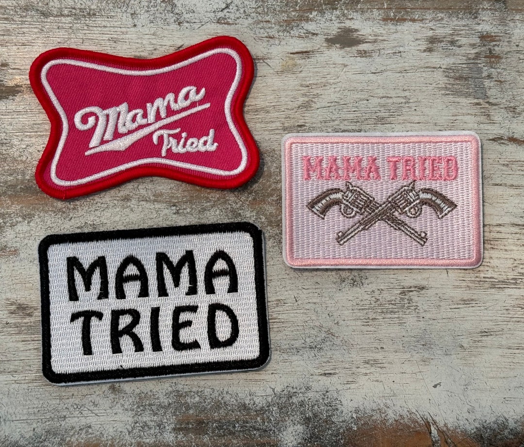 Mama Tried Iron on Patch - Etsy
