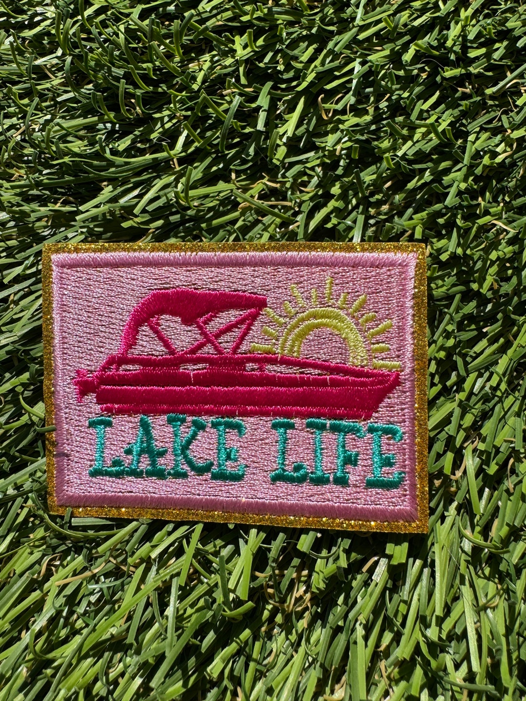 Lake Life Iron on Patch - Etsy