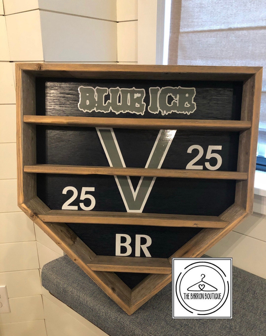 SOFTBALL-CUSTOM Display Rack Made From Reclaimed Wood - Etsy