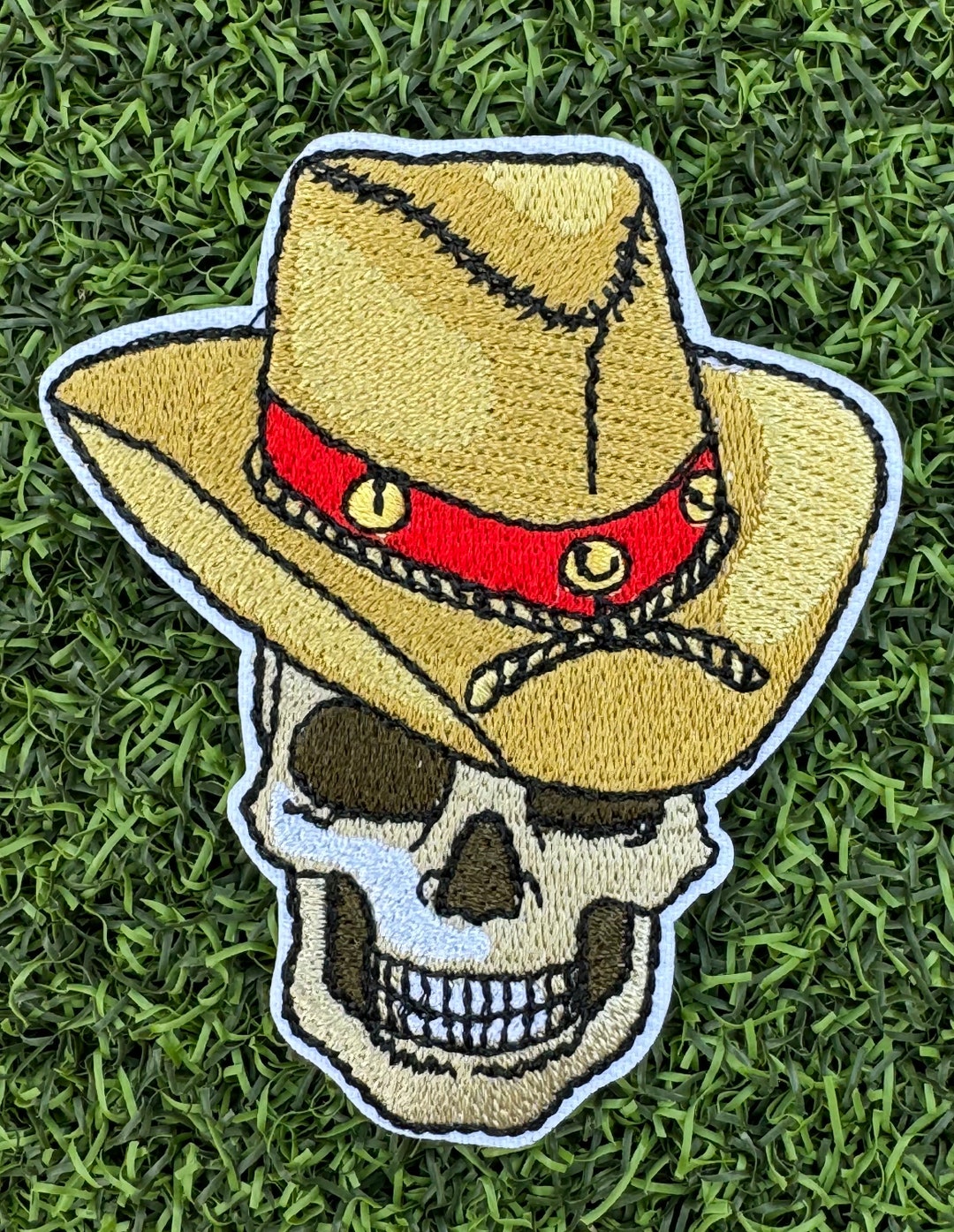 Cowboy Skeleton Iron on Patch - Etsy