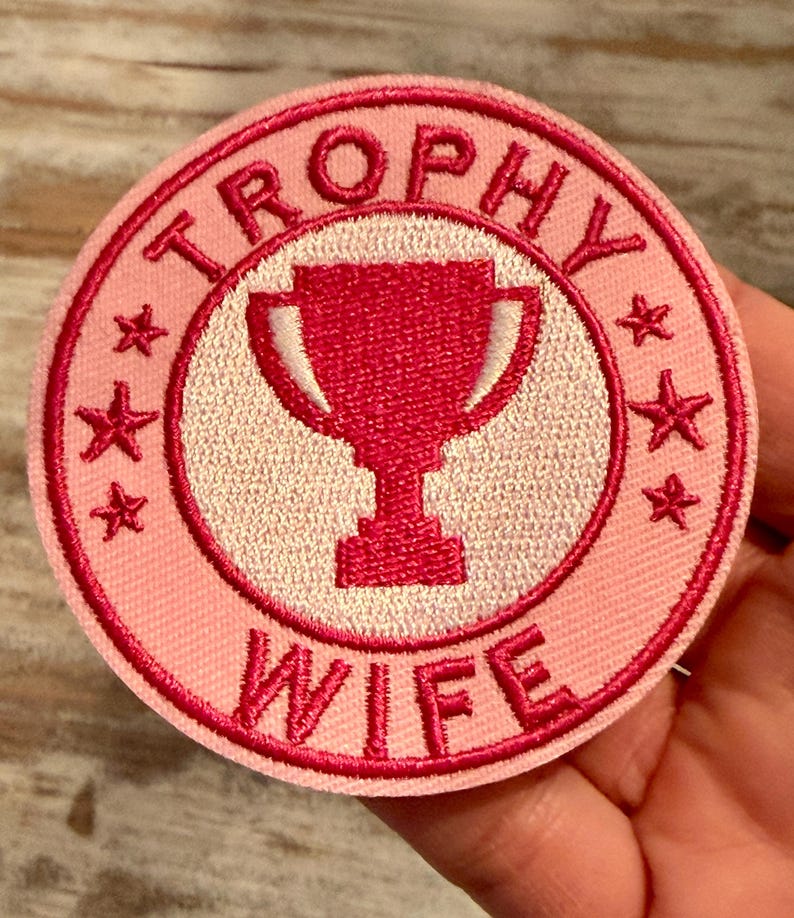 Trophy Wife Iron on Patches - Etsy