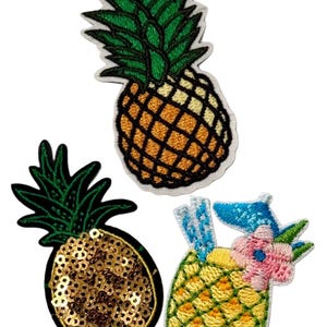 Pineapple Iron on Patches - Etsy