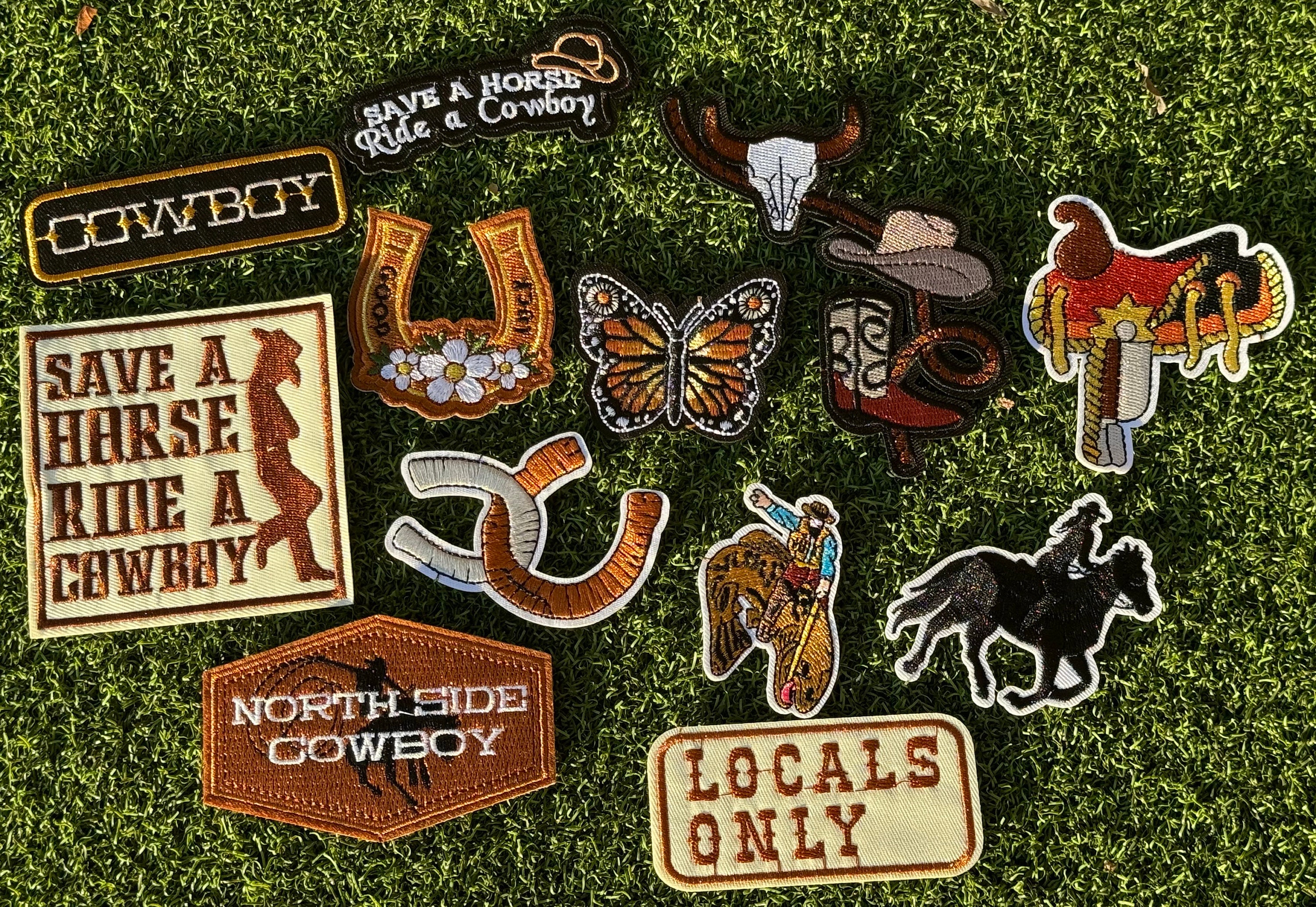 Western & Rodeo Iron on Patches - Etsy