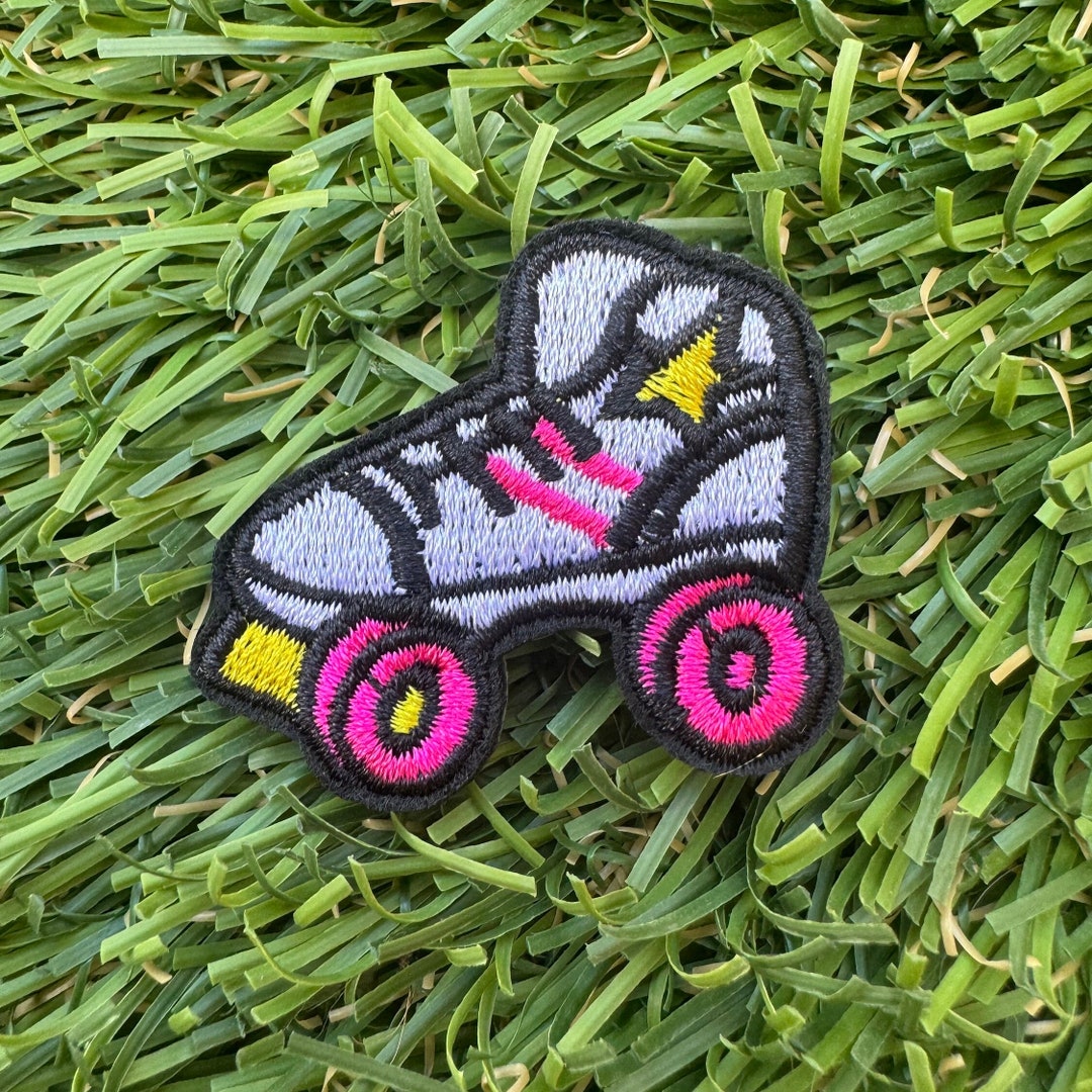 Roller Skate Iron on Patch - Etsy