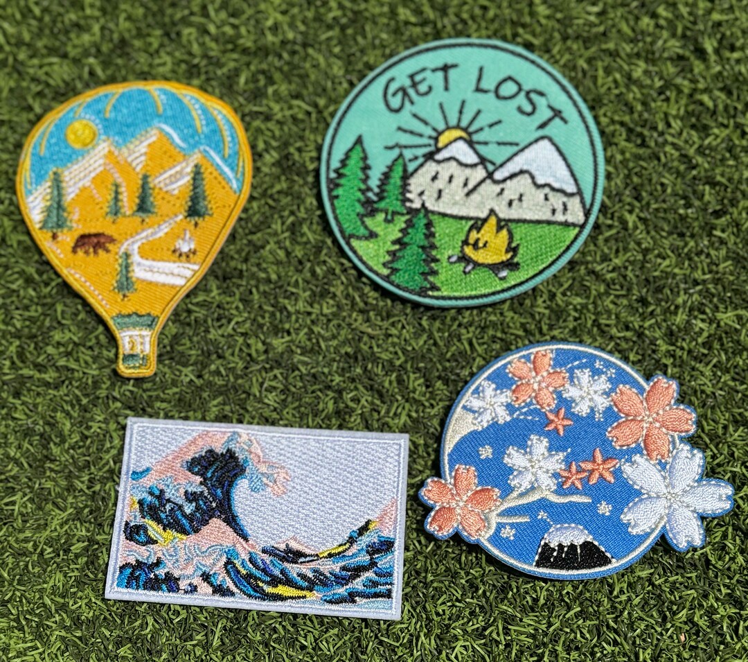 Outdoor Nature Camping Iron on Patches - Etsy