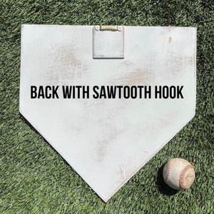 Personalized RAW WOOD Baseball Home Plate Sign - Etsy