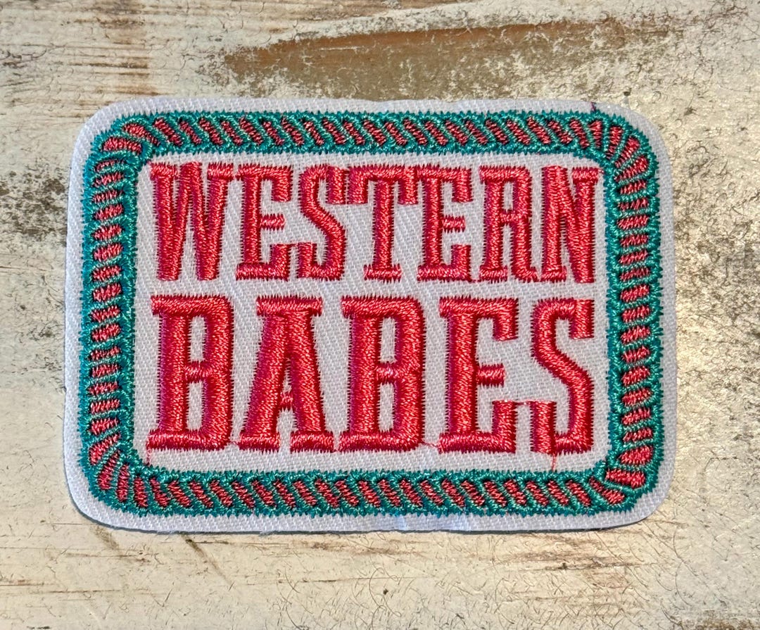 Cowgirl Western Babe Iron on Patch - Etsy