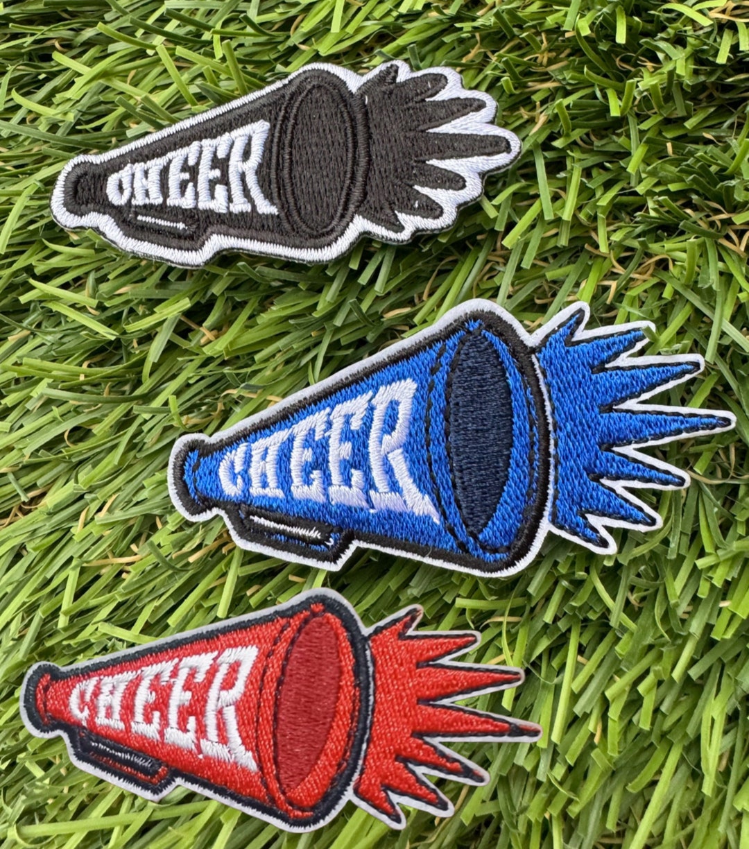 Cheer Megaphone Iron on Patches - Etsy