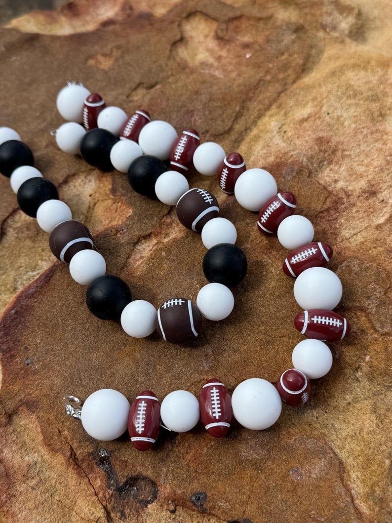 Football Bubble Bead HAT CHAINS - Etsy