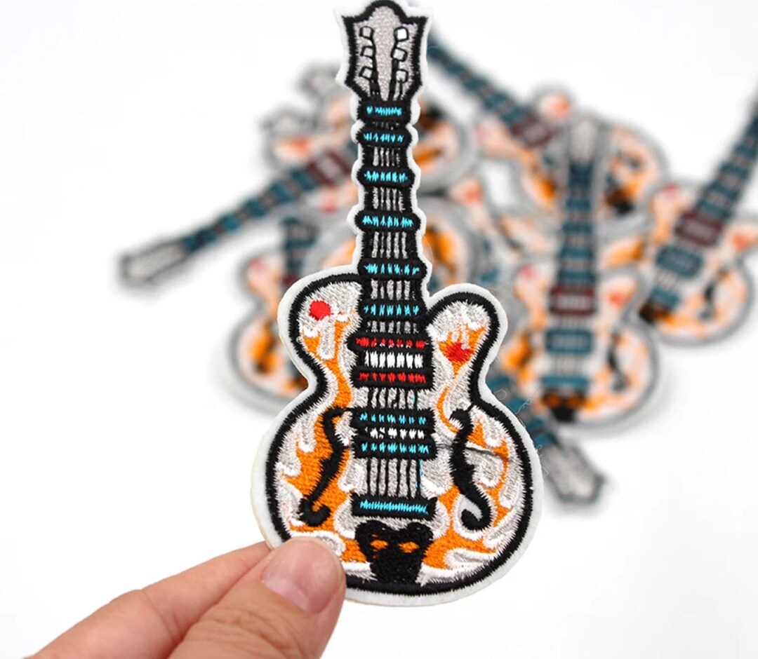 Guitar Iron on Patch - Etsy