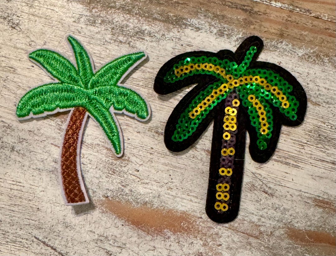 Palm Tree Iron on Patches - Etsy