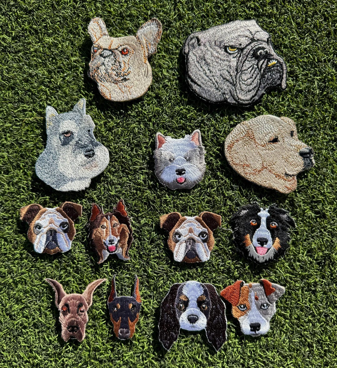 Dog Iron on Patches (various Breeds) - Etsy