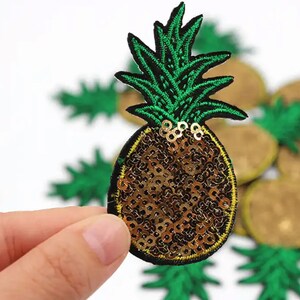 Pineapple Iron on Patches - Etsy