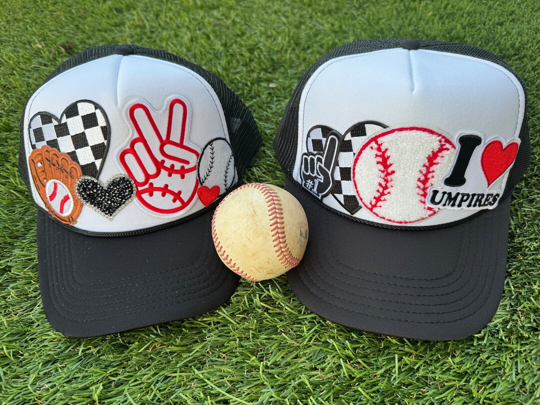 I Love Umpires Baseball Patch Trucker Hat - Etsy