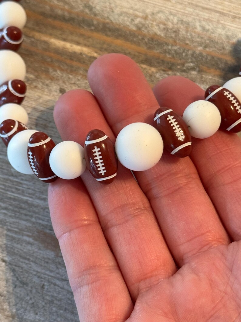 Football Bubble Bead HAT CHAINS - Etsy