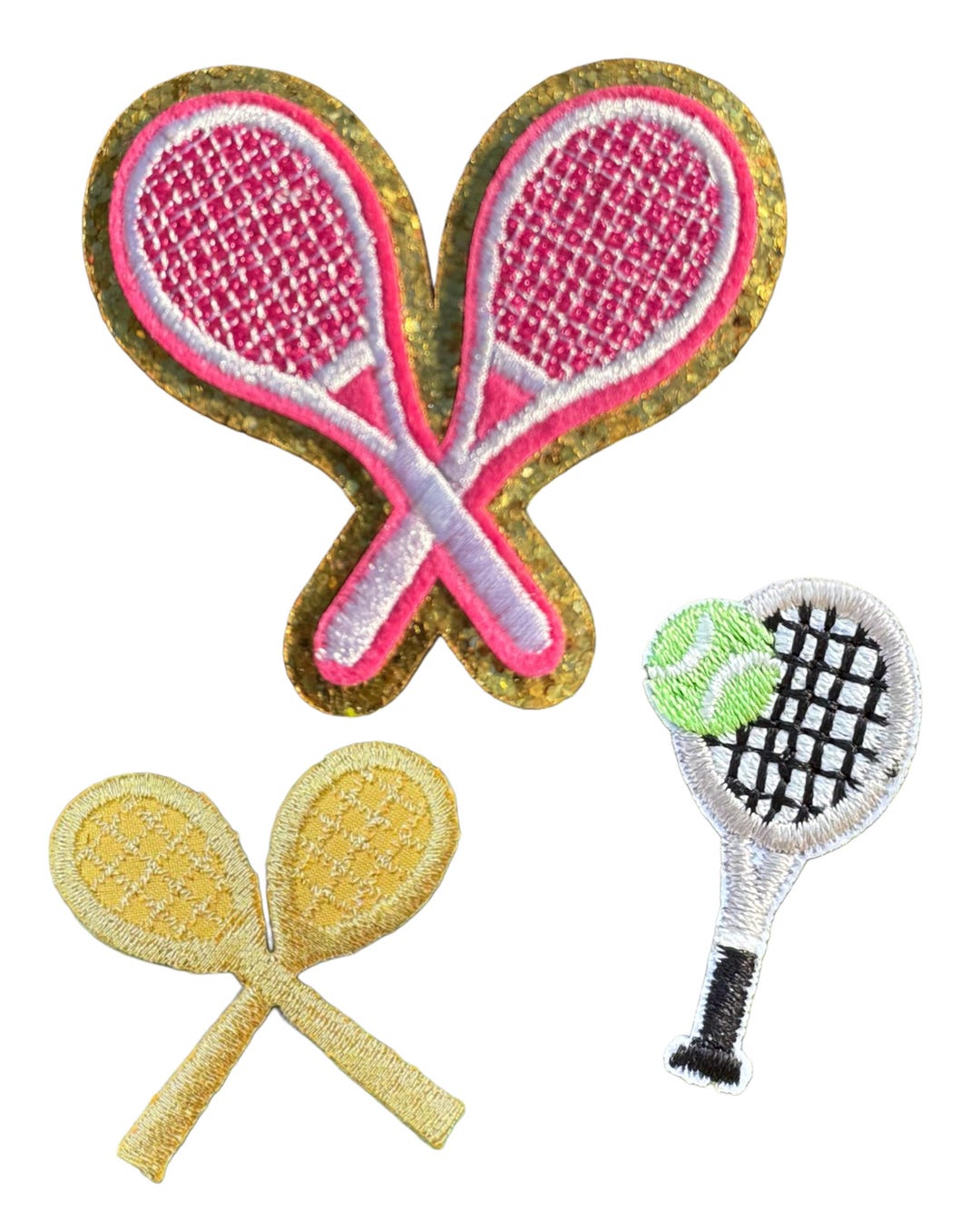 Tennis Racquet Iron on Patches - Etsy