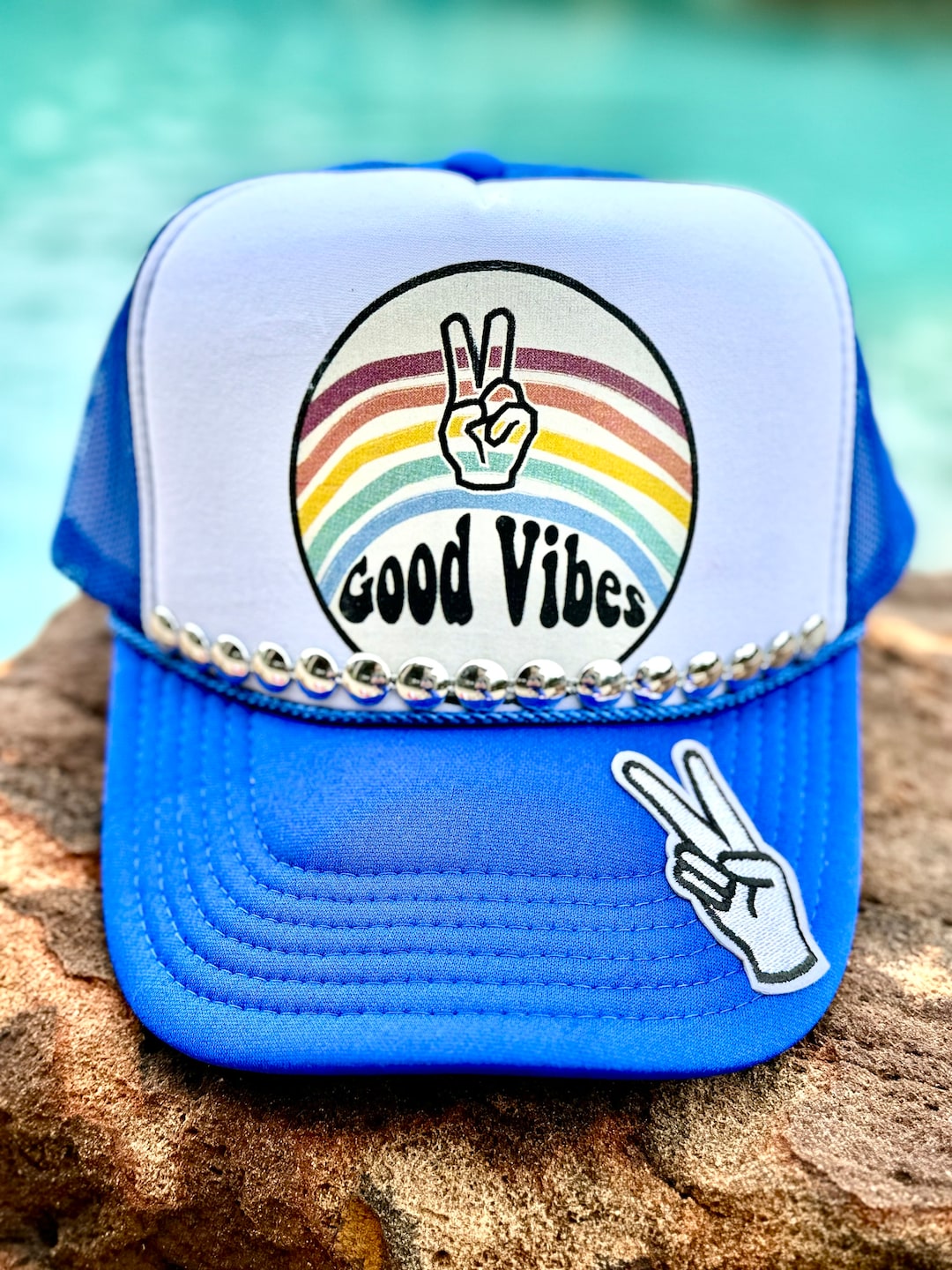 Good Vibes Trucker Hat (free Shipping) - Etsy