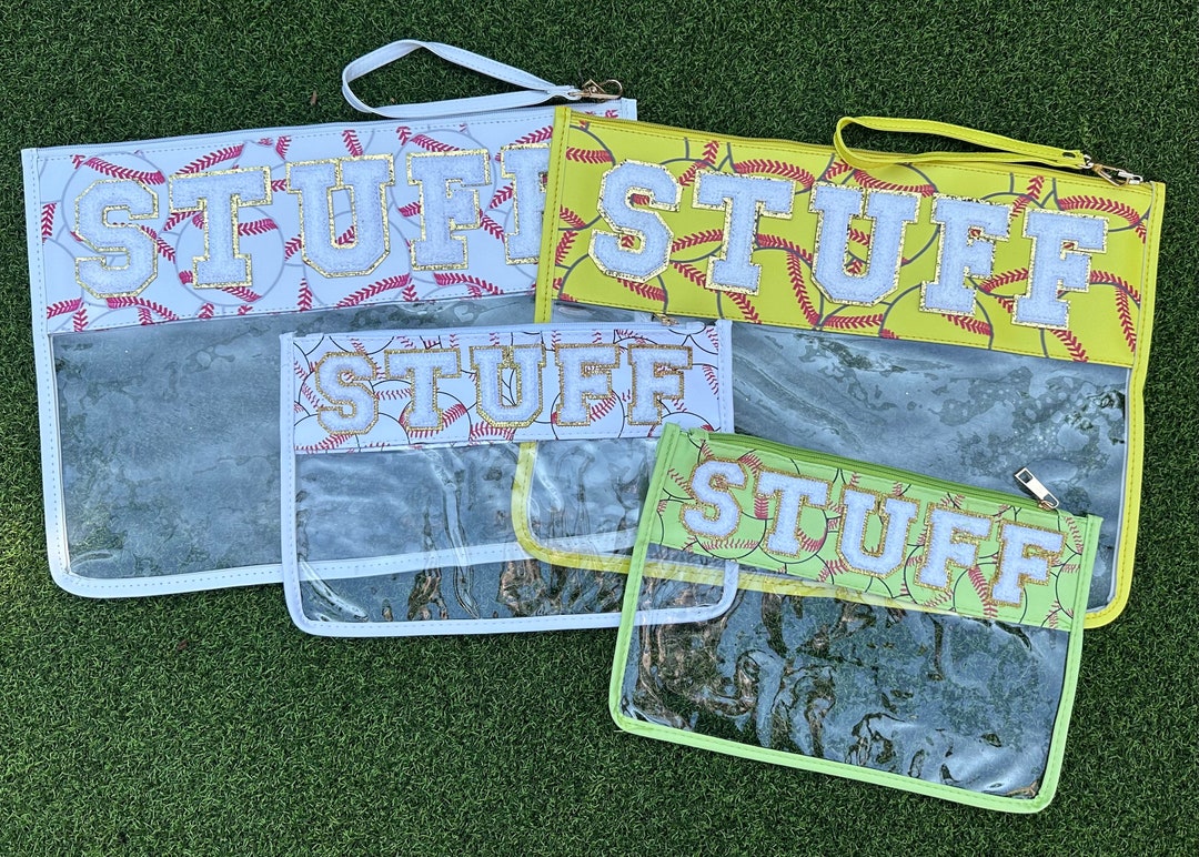 Baseball & Softball Stadium Stuff Pouches - Etsy