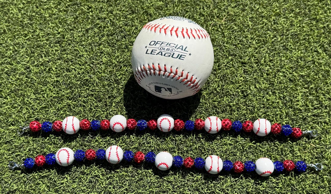 Baseball Rhinestone Beaded Hat Chains - Etsy