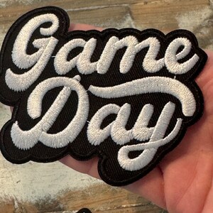 Game Day Iron on Patches - Etsy