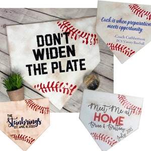 CUSTOM BASEBALL Home Plate Sign - Etsy