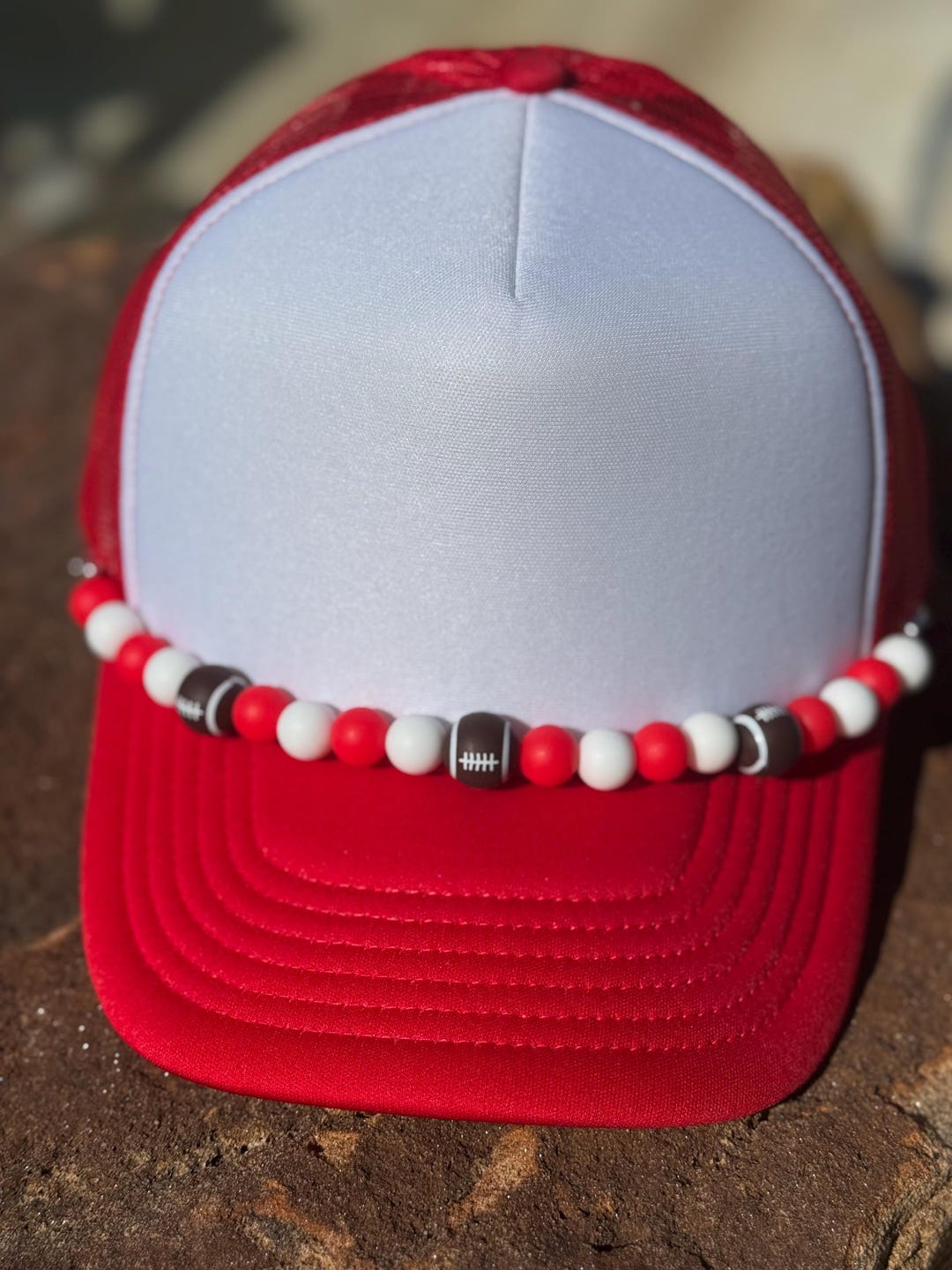Football Bubble Bead HAT CHAINS - Etsy