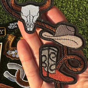 Western & Rodeo Iron on Patches - Etsy
