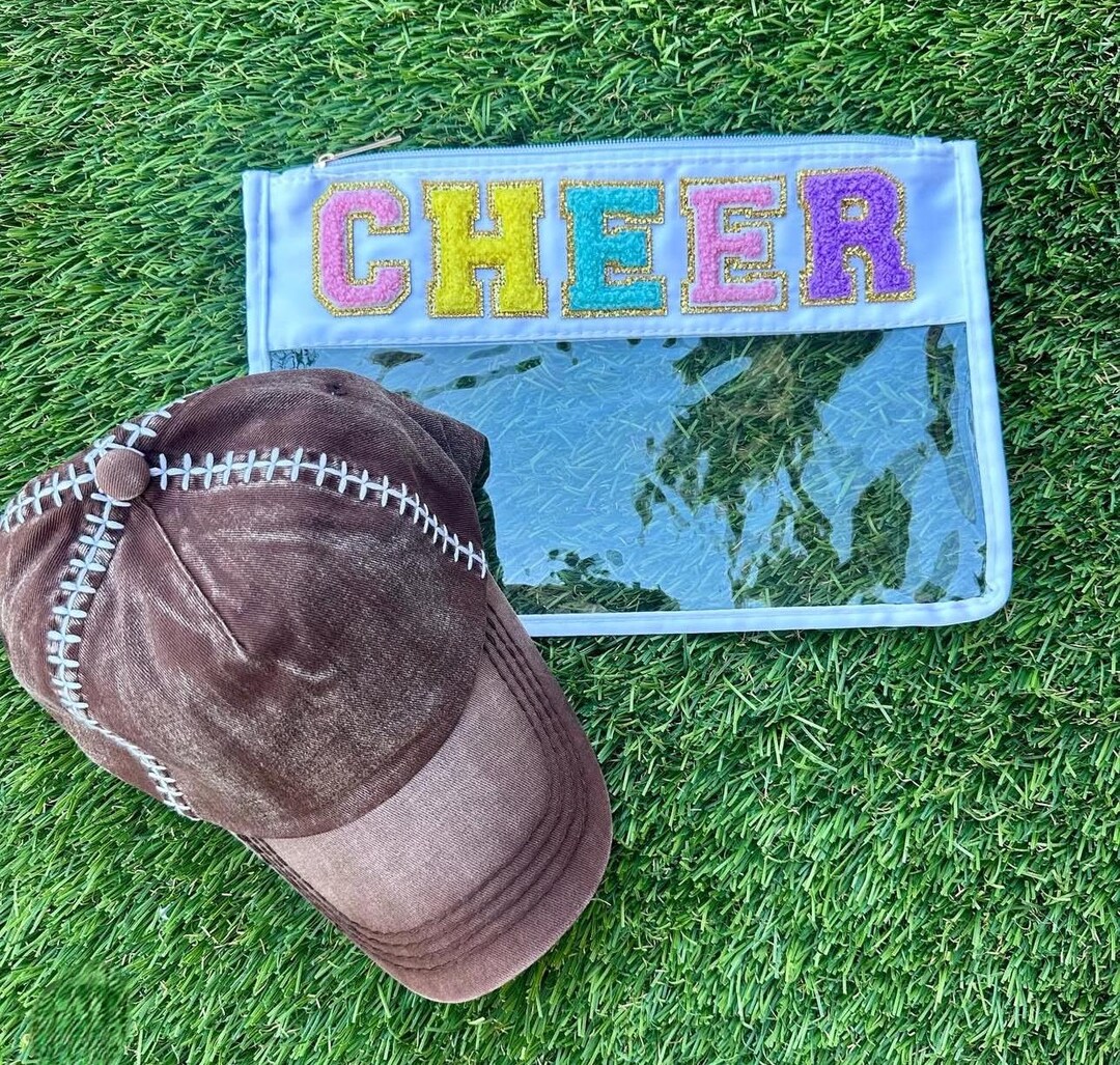 Clear Chenille Patch Cheer Bag - Etsy