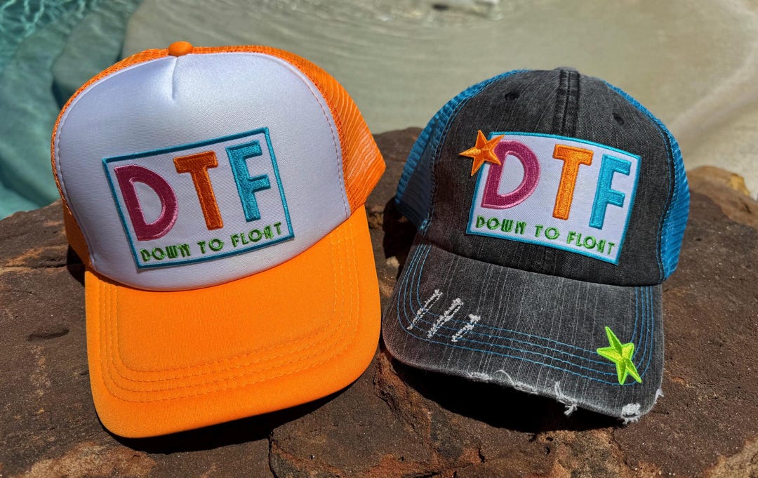 DTF Down to Float Hats - Etsy