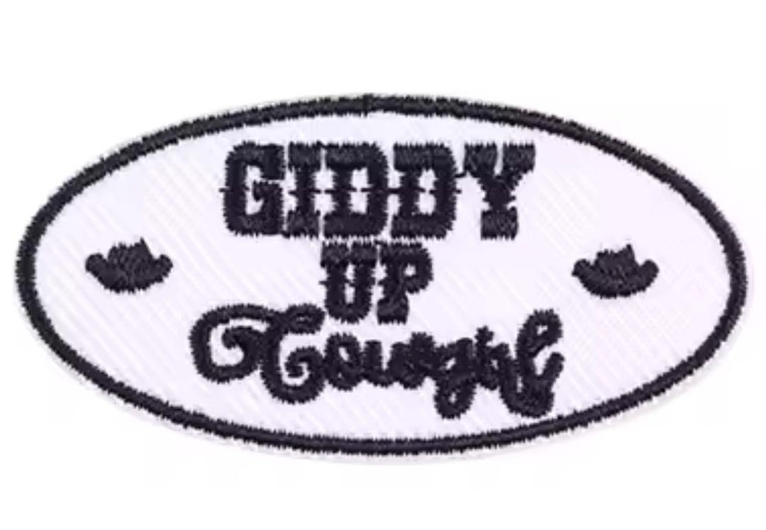 Giddy up Cowgirl Iron on Patch - Etsy