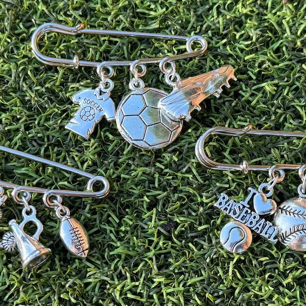 Volleyball Themed Clothes Pins - Etsy