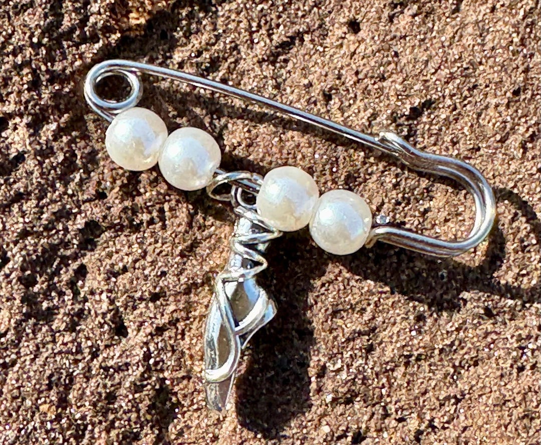 Ballet Ballerina Silver Charm Pins - Etsy