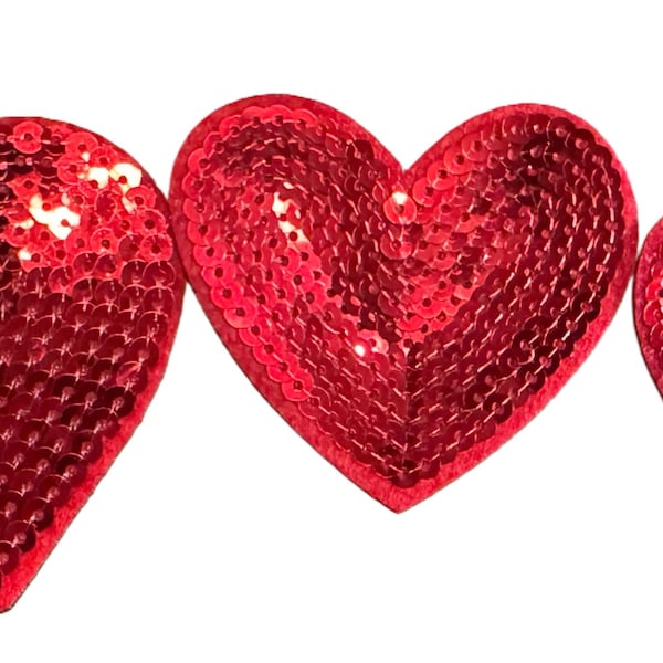 Sequin Heart - Etsy