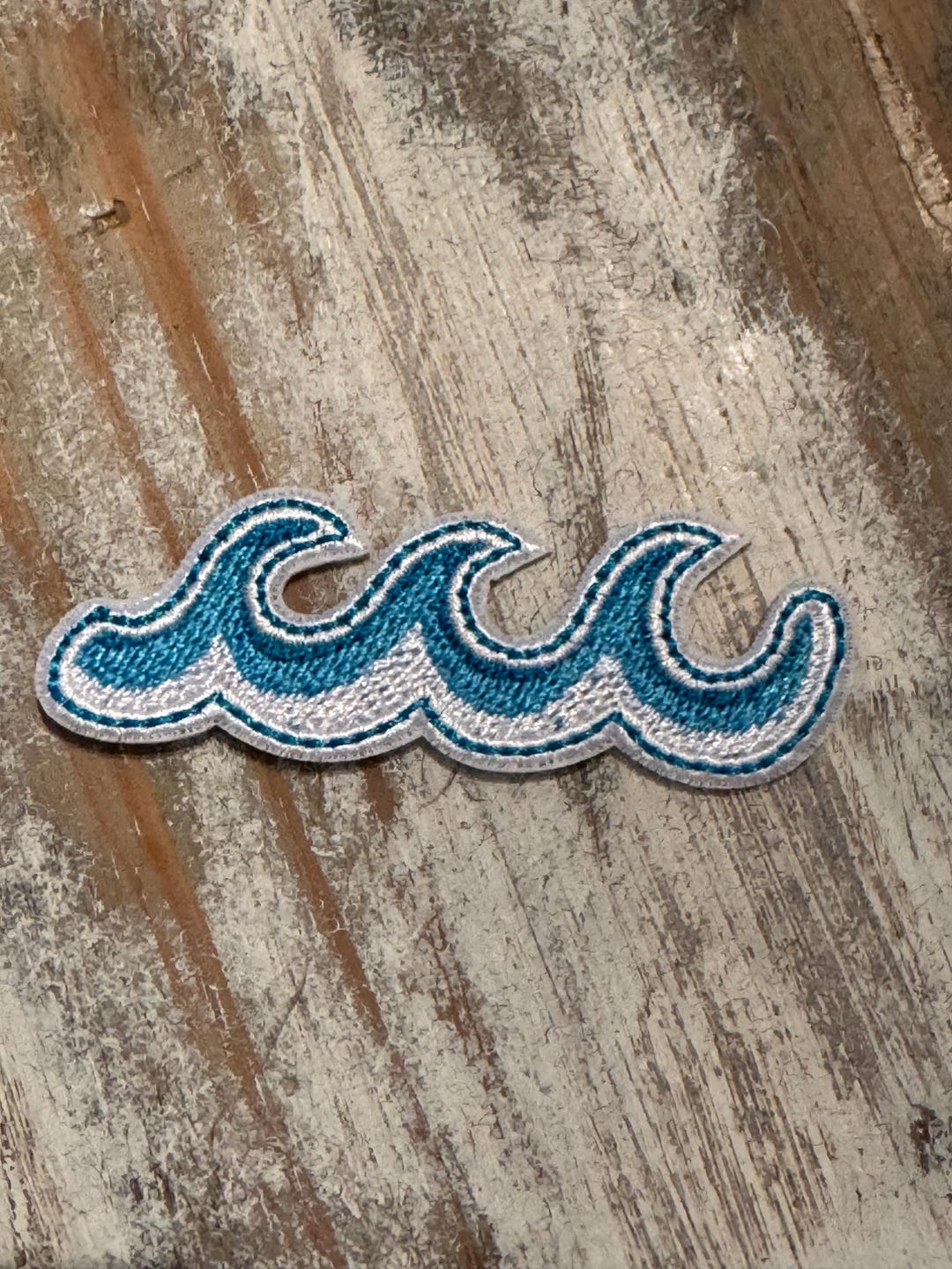 Ocean Tidal Wave Iron on Patch - Etsy