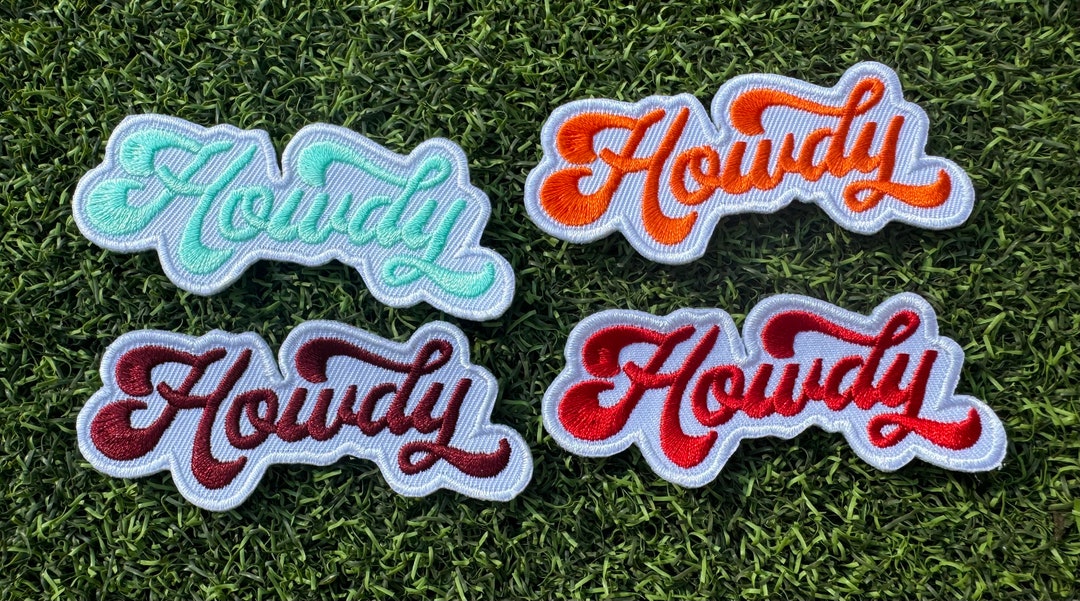 Howdy Iron on Patches - Etsy