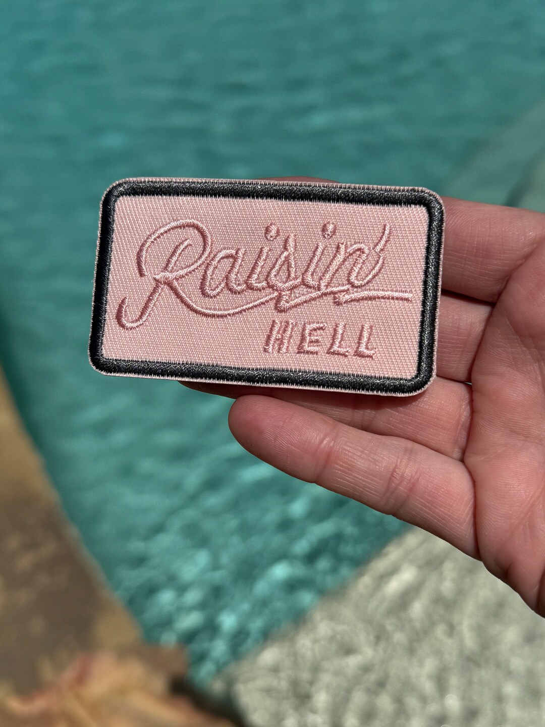 Raisin Hell Iron on Patch - Etsy
