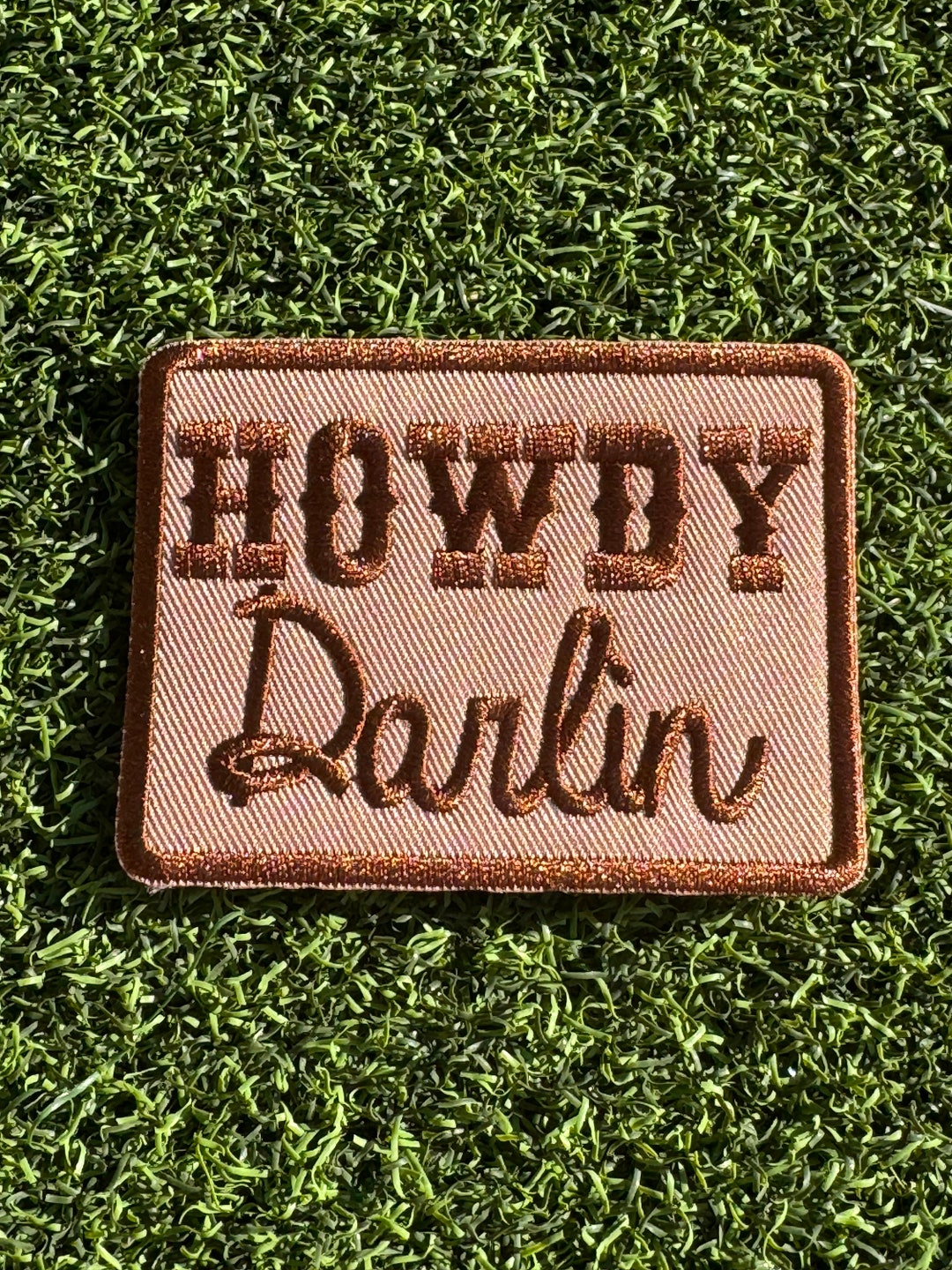 Howdy Darlin Iron on Patch - Etsy