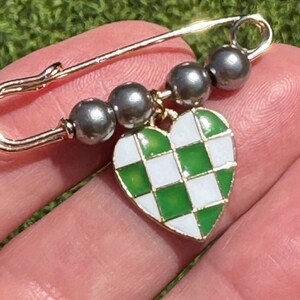 Checkered Heart Pins - Etsy