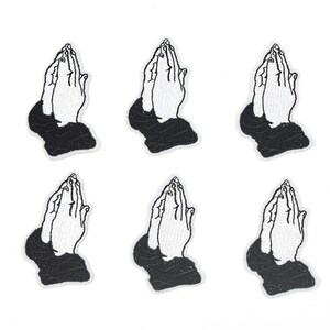 Praying Hands Iron on Patch - Etsy