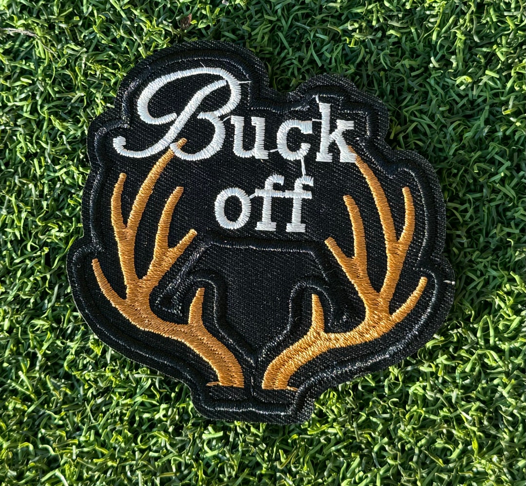 Buck off Iron on Patch - Etsy