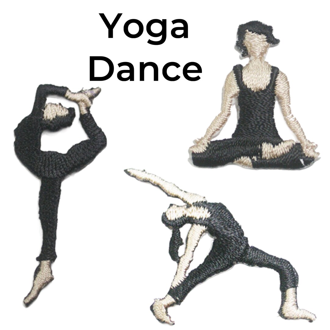 Mini Yoga - Dance Iron on Patches - Etsy