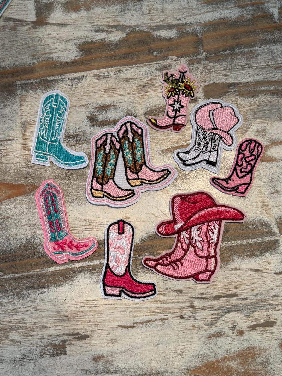 Cowboy Boot Iron on Patches (various Styles) - Etsy
