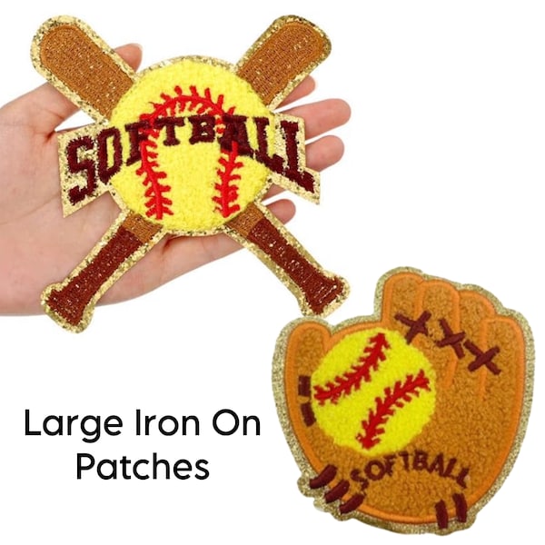 Softball Iron On - Etsy