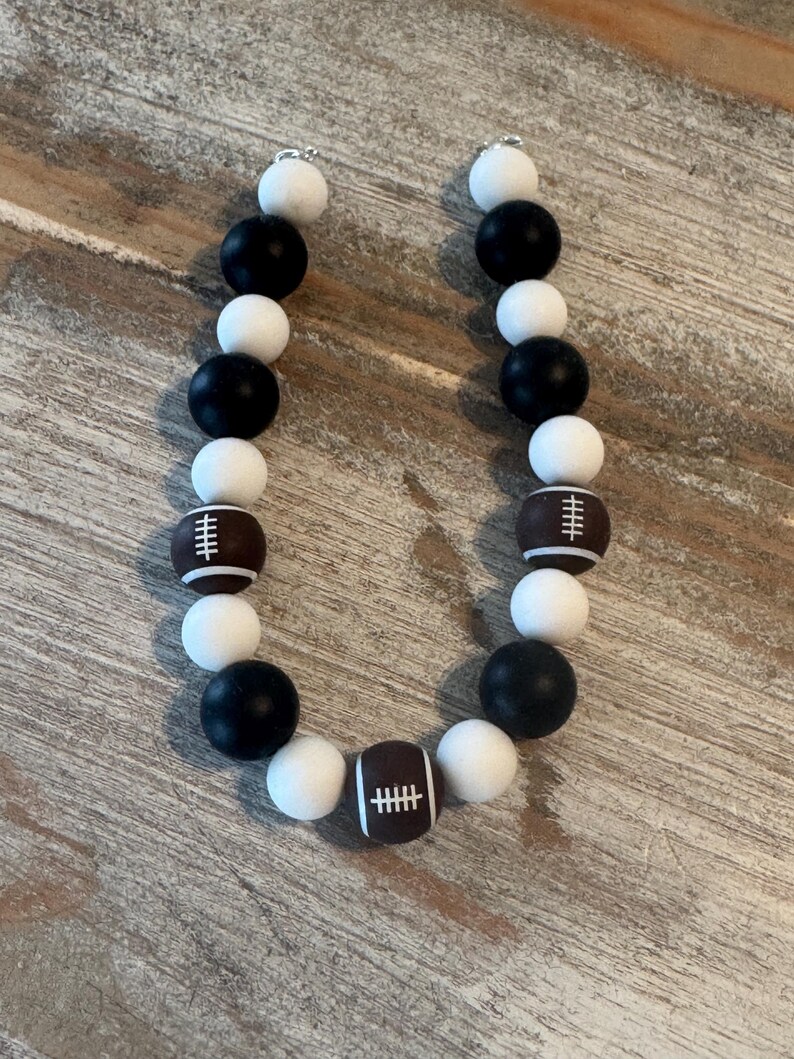 Football Bubble Bead HAT CHAINS - Etsy