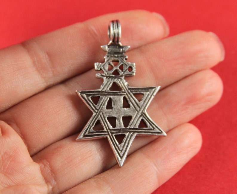 0210>> MADE in EUROPE Zamak Jewish Symbol Pendant,hebrew Star Pendant ...
