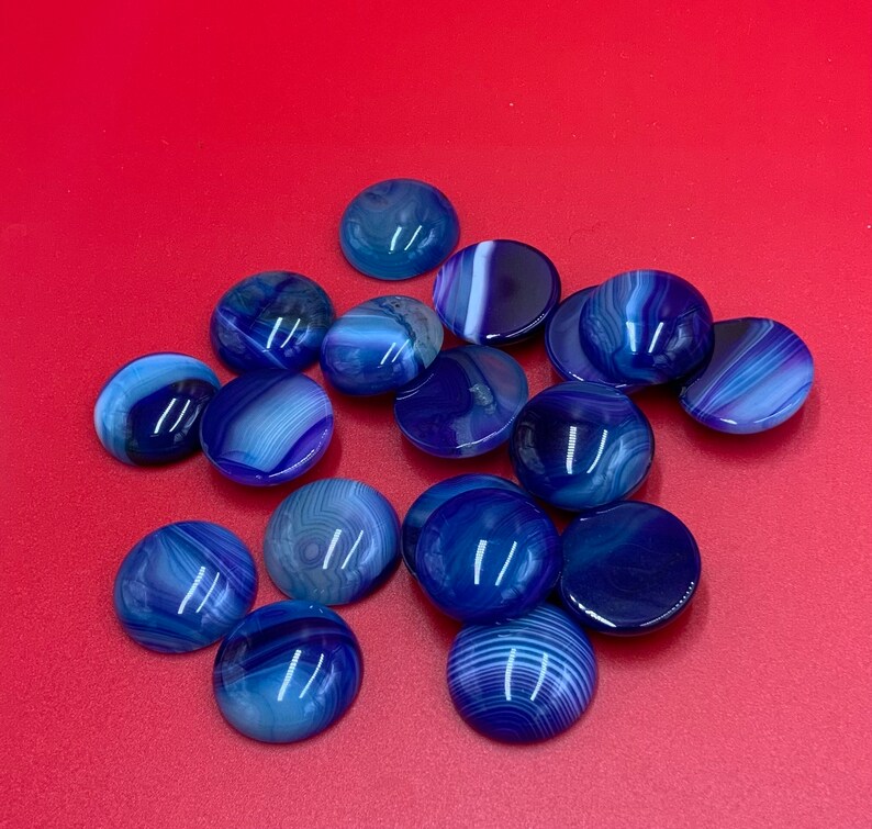 D1>> 20mm Gemstone Cabochon, 20mm Round Flatback Cabochon, 20mm Natural ...